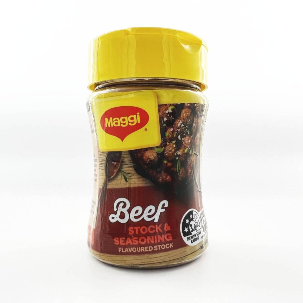 Maggi Beef Stock and Seasoning Flavoured Stock 105g. - Kiwi Shop