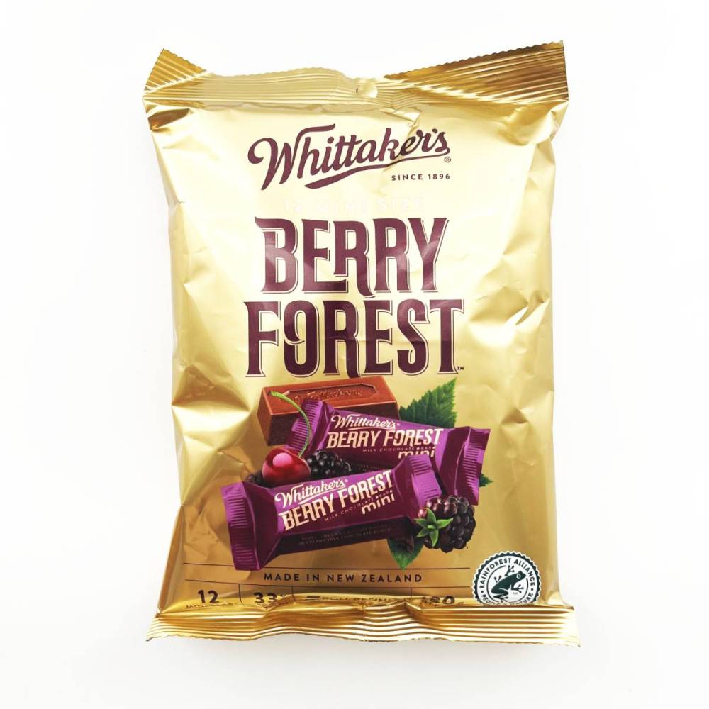 Whittaker's Berry Forest Mini Slabs 180g - Kiwi Shop