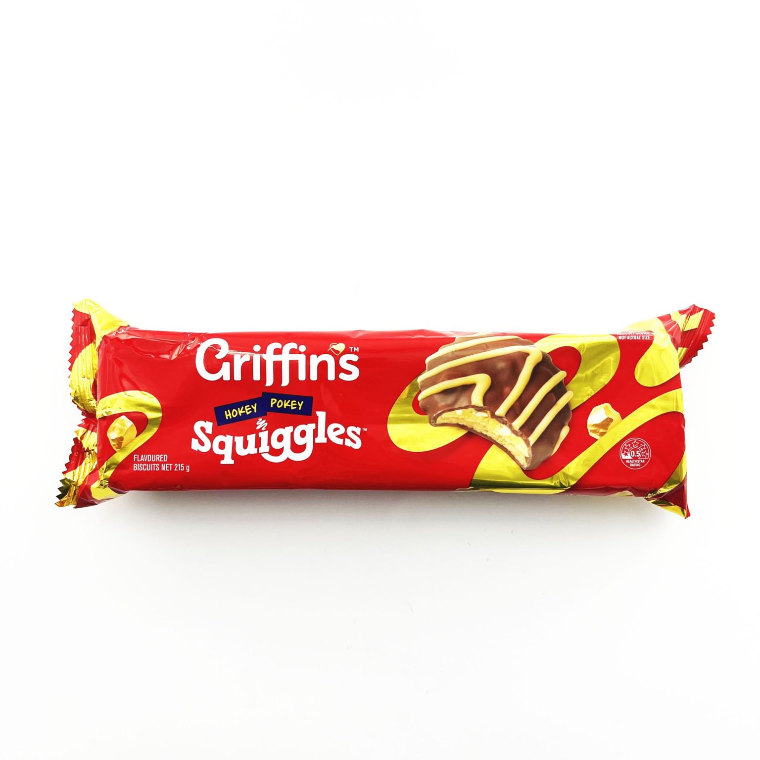 Griffin's Squiggles Hokey Pokey 215g - Kiwi Shop